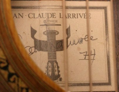 Larrivée Guitars - Label History - Archives & Artifacts